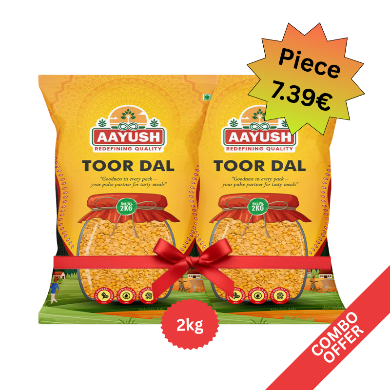 Aayush - Toor Dal - 2kg (Combo)