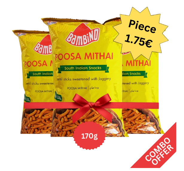 Bambino - Poosa Mithai - 170g (Combo of 3)