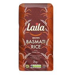 Laila - Brown Basmati Rice - 2Kg