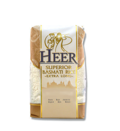 Heer Extra Long Basmati Rice - 1kg